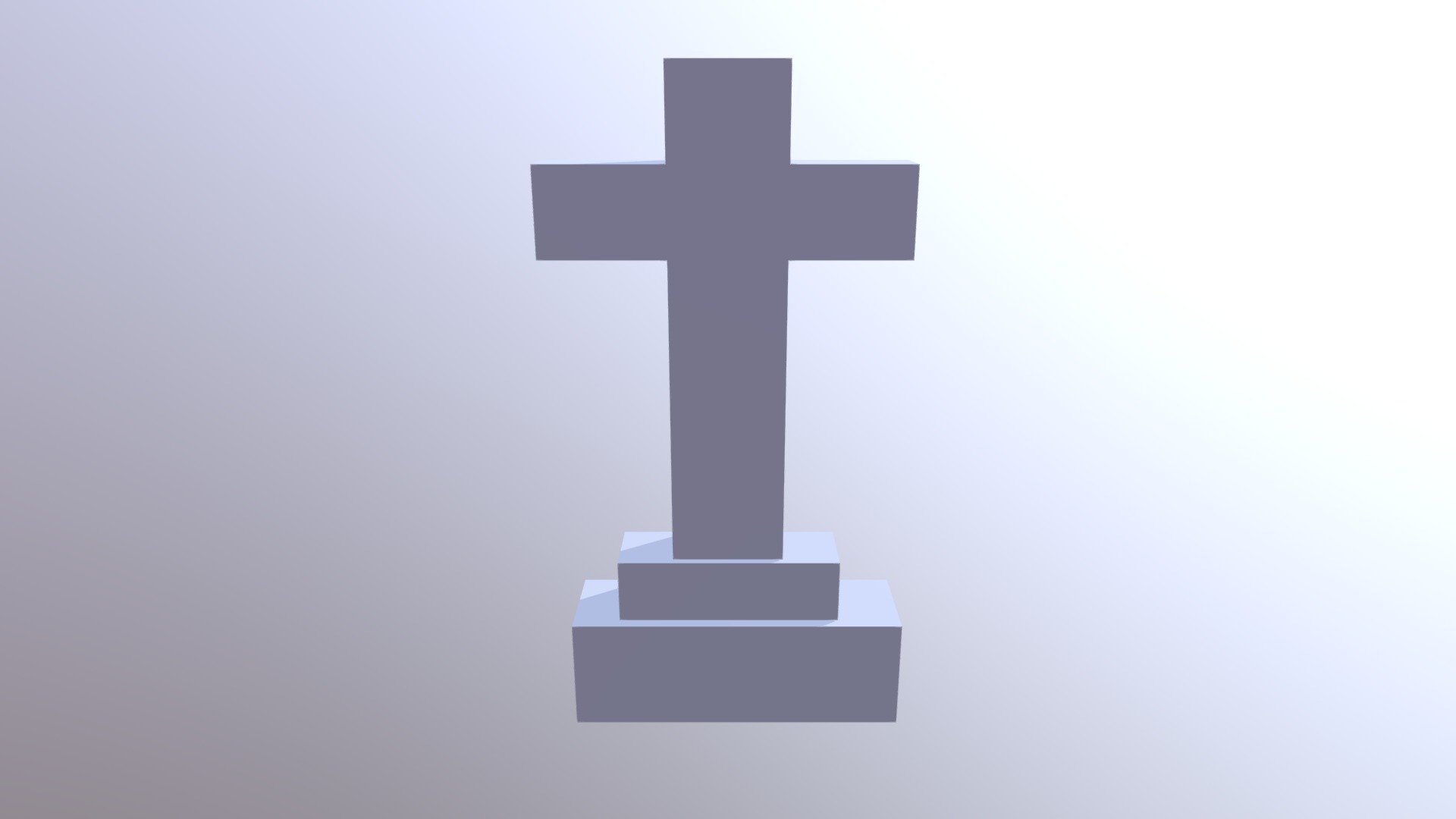 Cross Game object - 3D model by angelafernandez [bee19fa] - Sketchfab