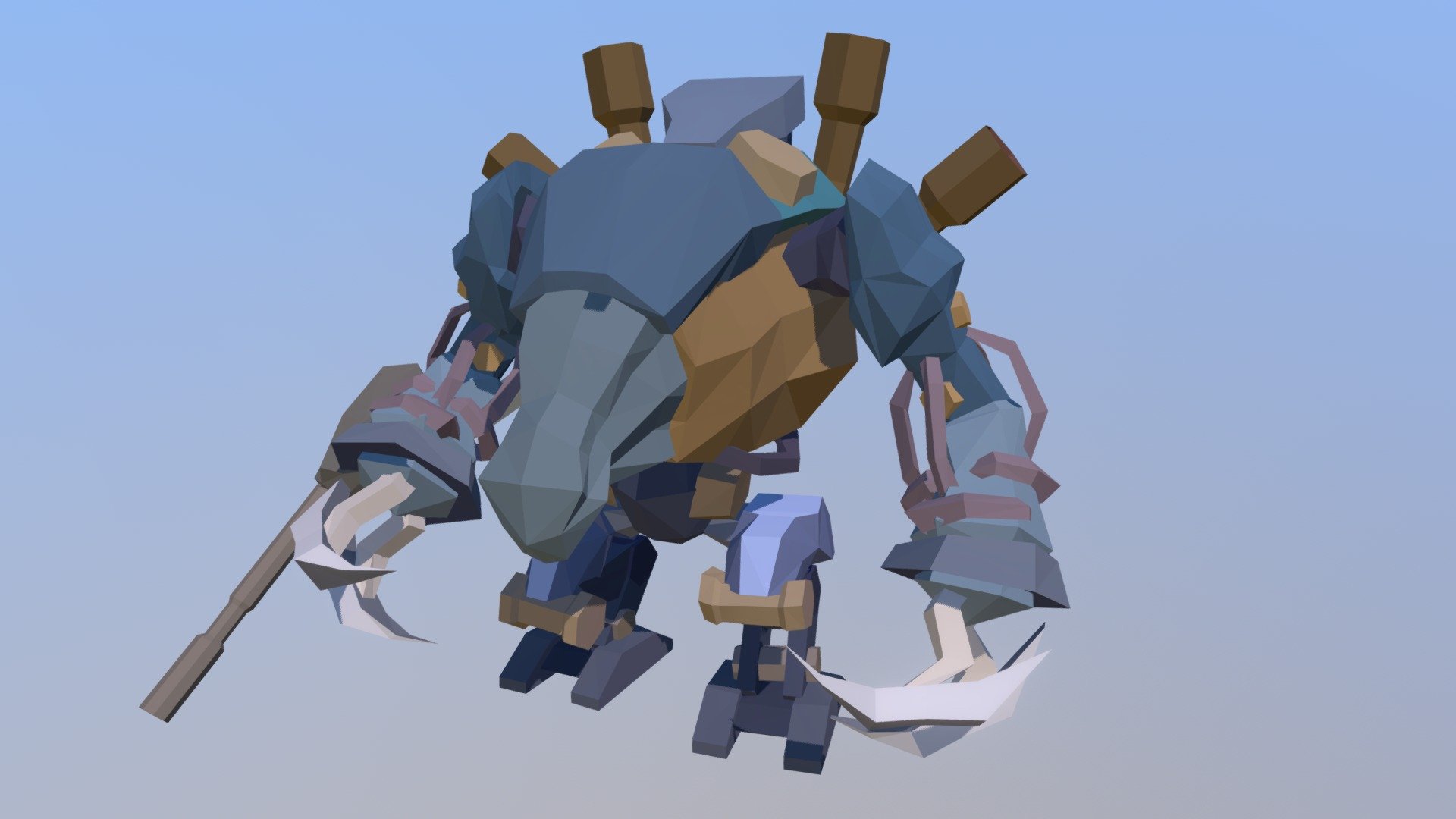 Medium Mech - 3D model by josluat91 [bee1ee5] - Sketchfab
