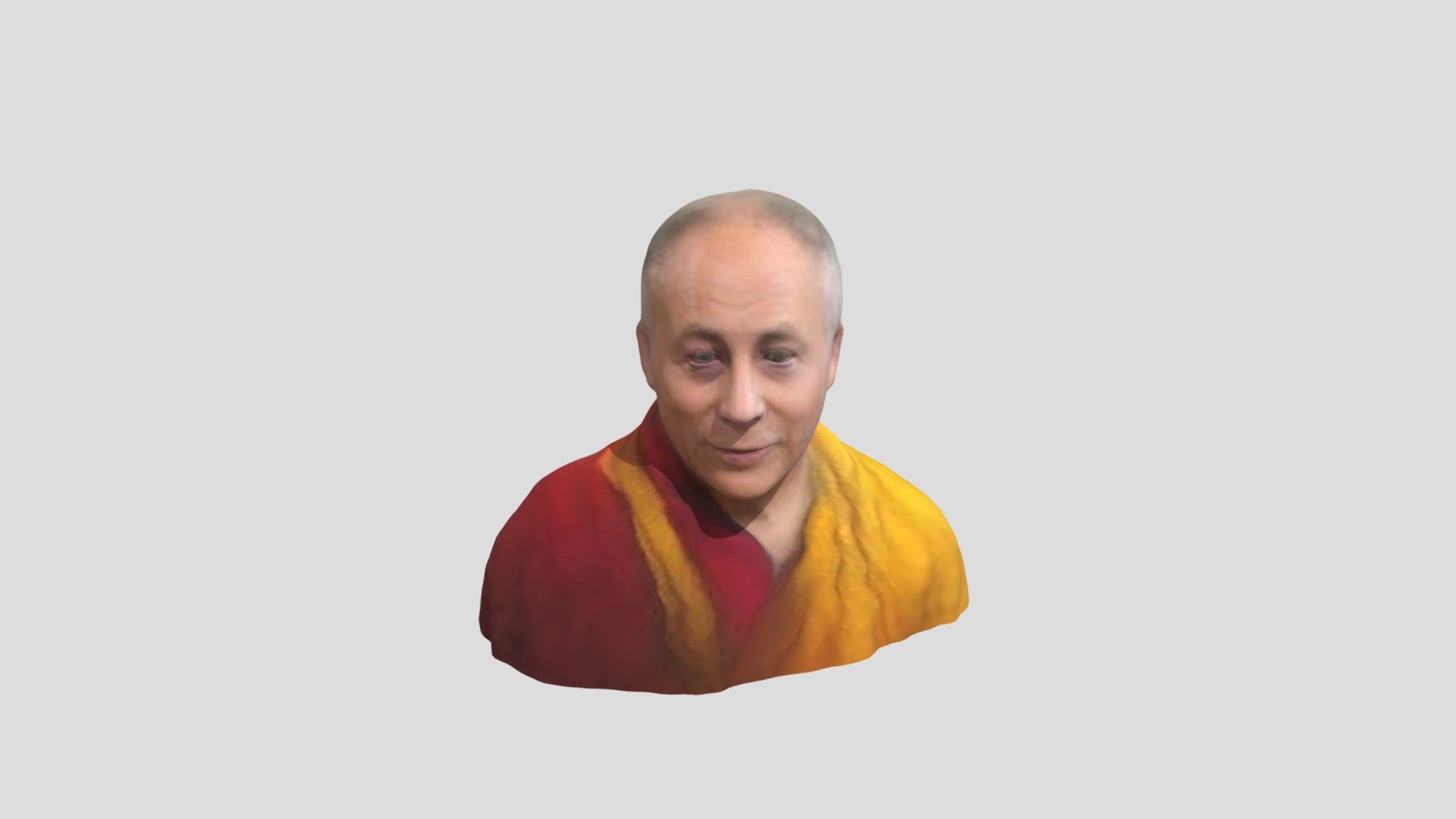 Dali Lama -Avatar Bust - 3D model by romanbridge [bee2001] - Sketchfab