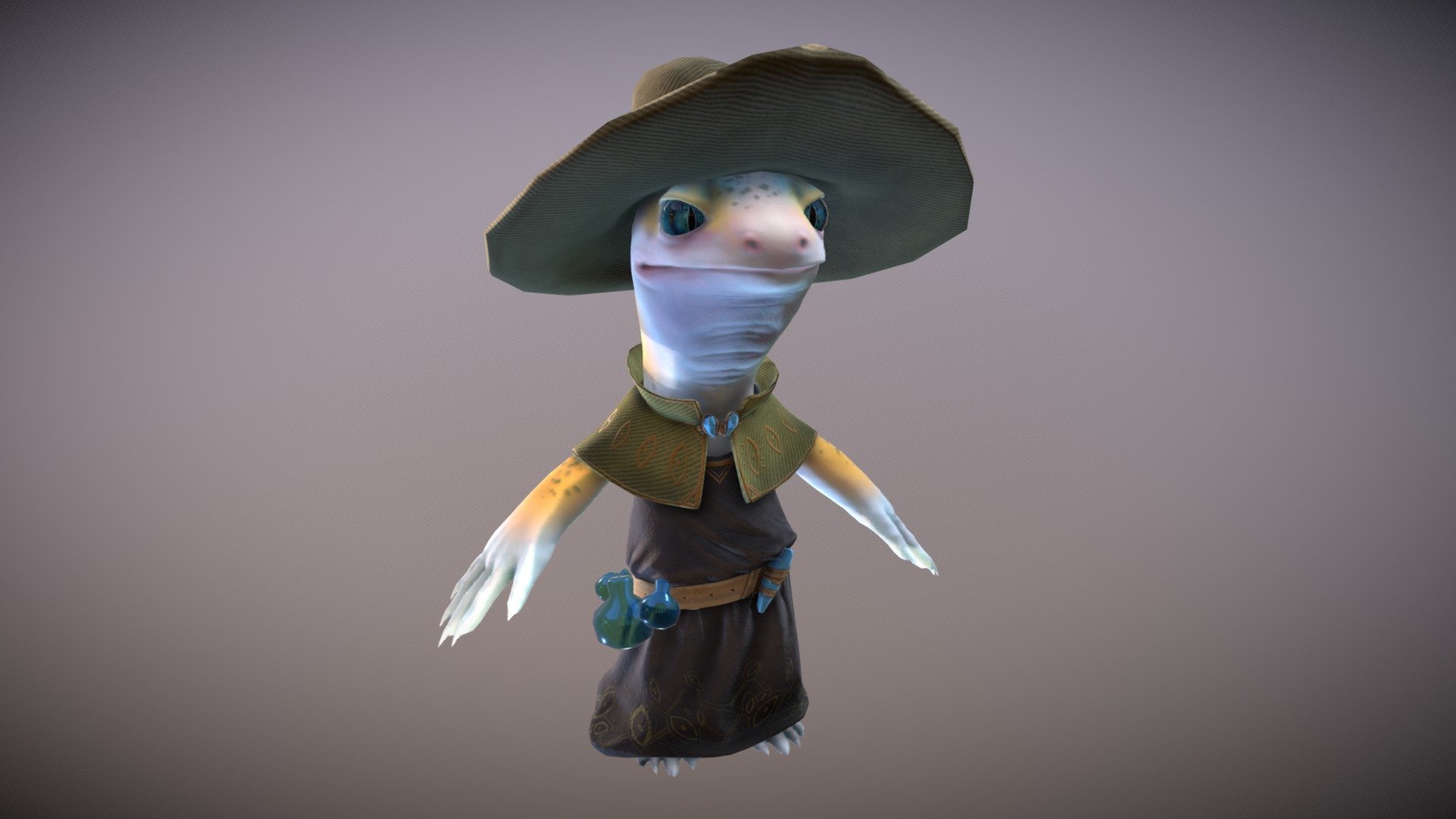 Lizardwizard - 3D model by mulm [bee2502] - Sketchfab