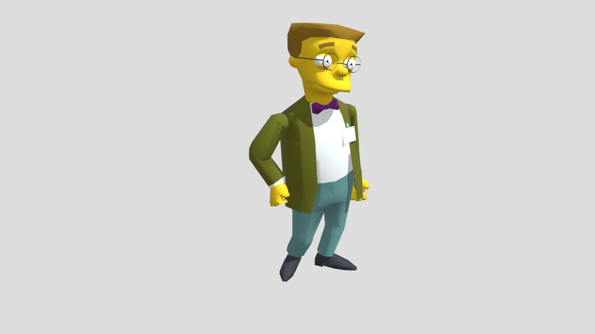 Mr Smithers animated (simpsons) - Download Free 3D model by vicente ...
