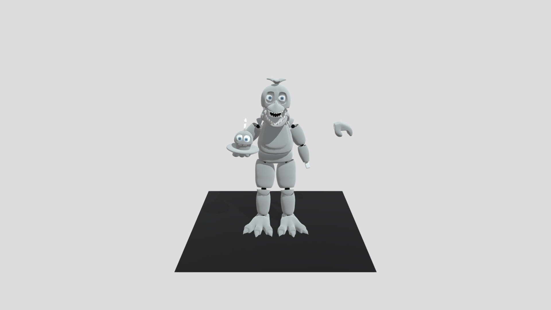 Unwithered Chica - Download Free 3D model by mmaryfernandez38 [bee62a3 ...