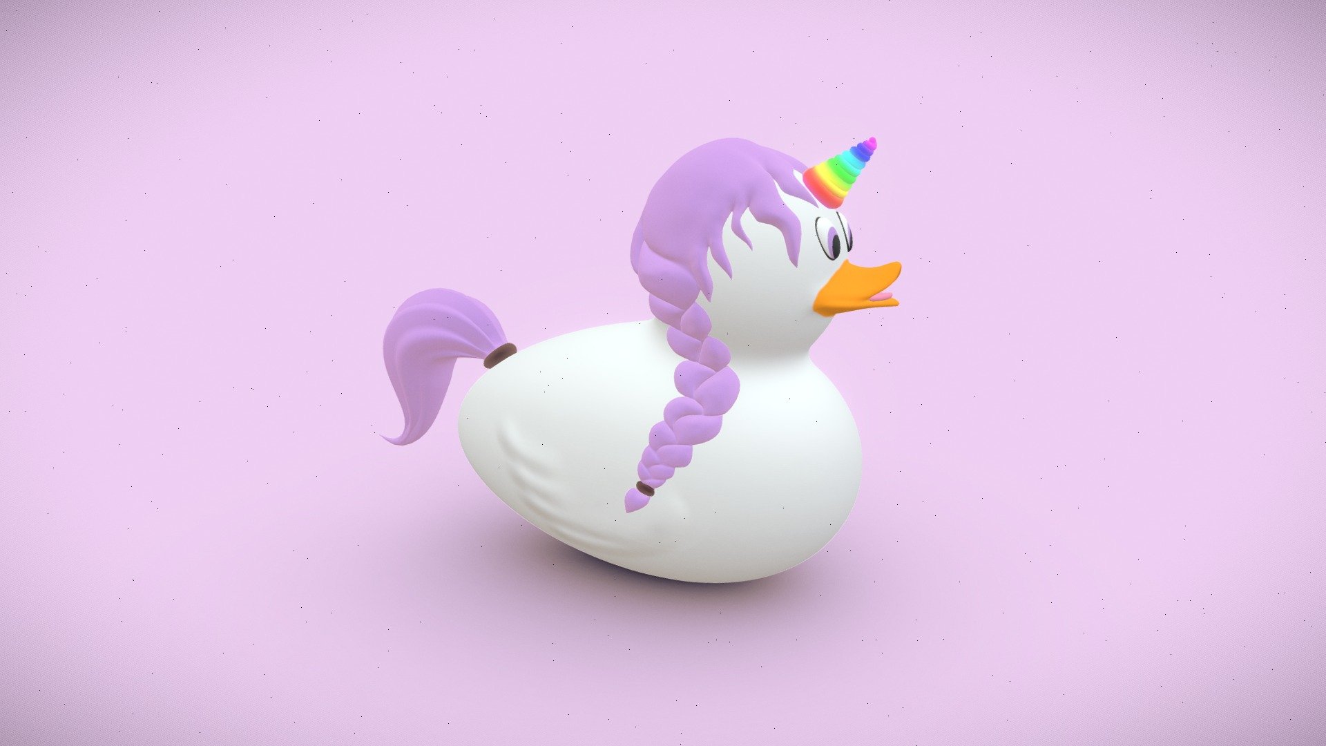 Unicorn Rubberduck - Download Free 3D model by Kinga Kroliczek (@kinga ...