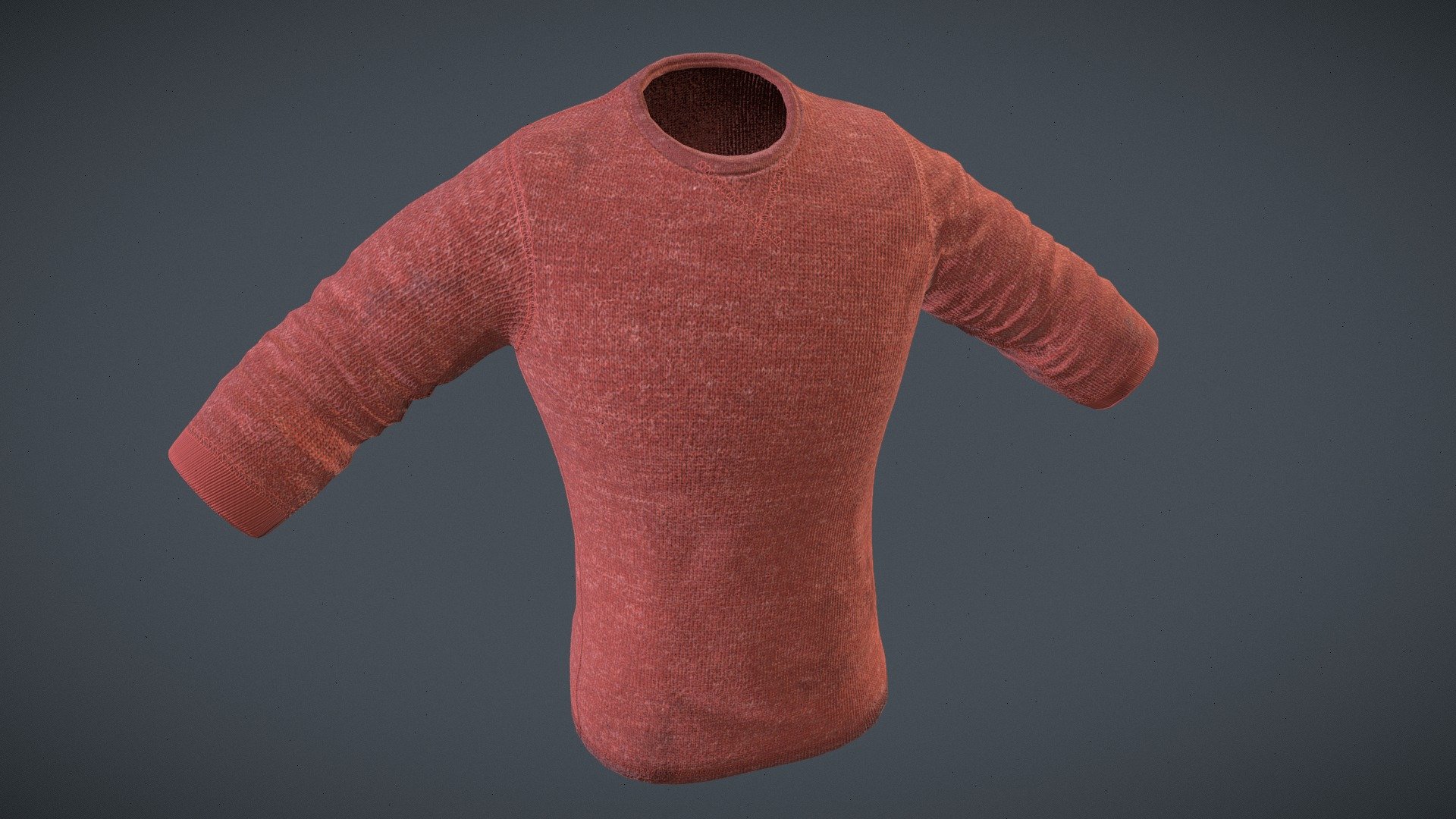 Mens long sleeve shirt - Download Free 3D model by Timothy_Henry ...