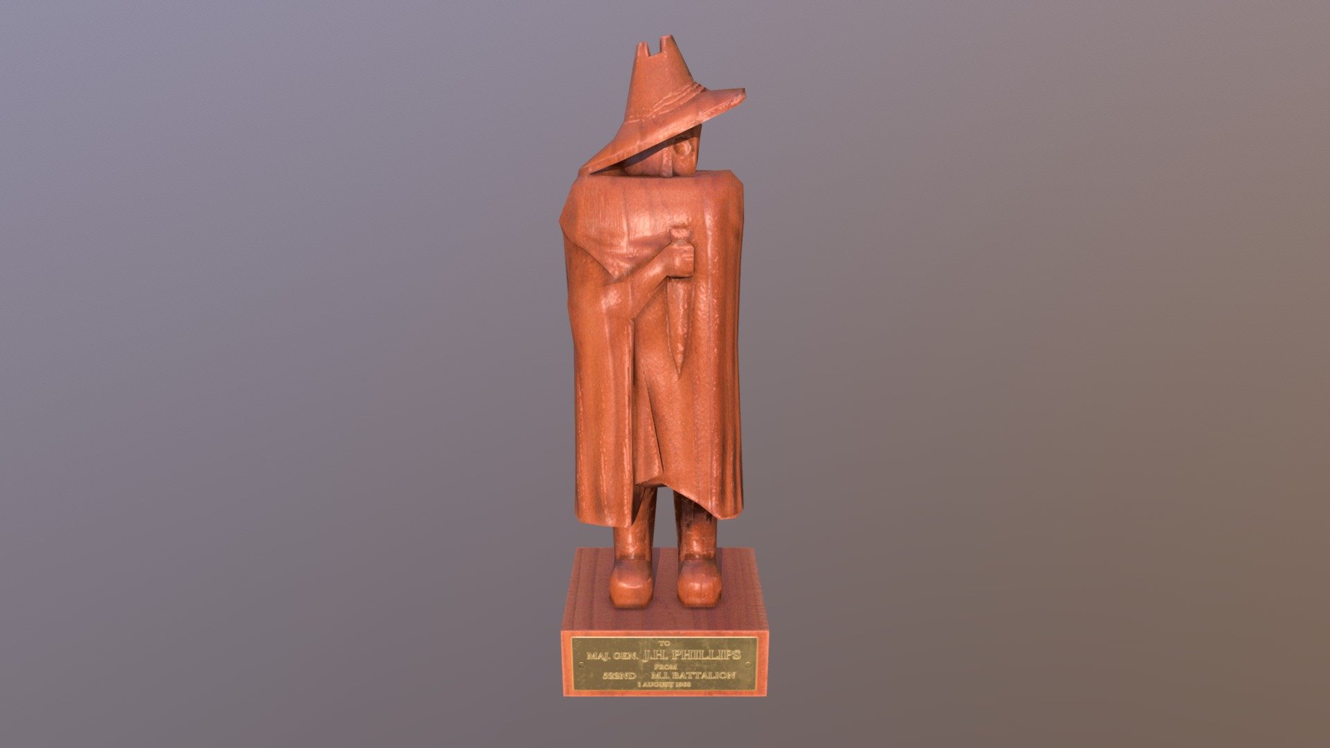 Spy Statue - 3D model by benalcala [bee8534] - Sketchfab