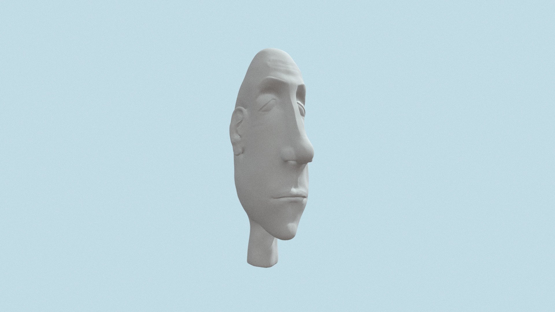 Long Face - 3D model by onedaveatatime [bee96f0] - Sketchfab
