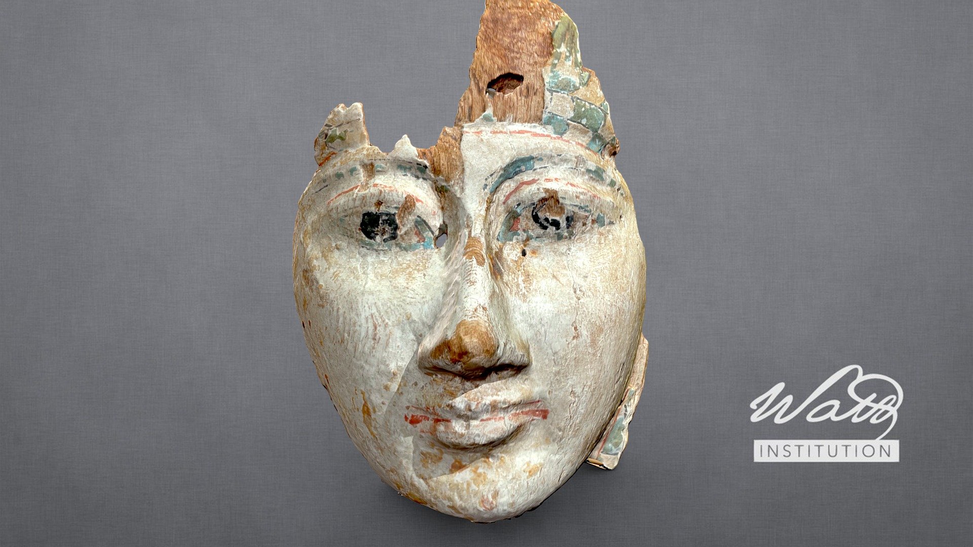 Mummy coffin lid mask - Download Free 3D model by The Watt Institution ...