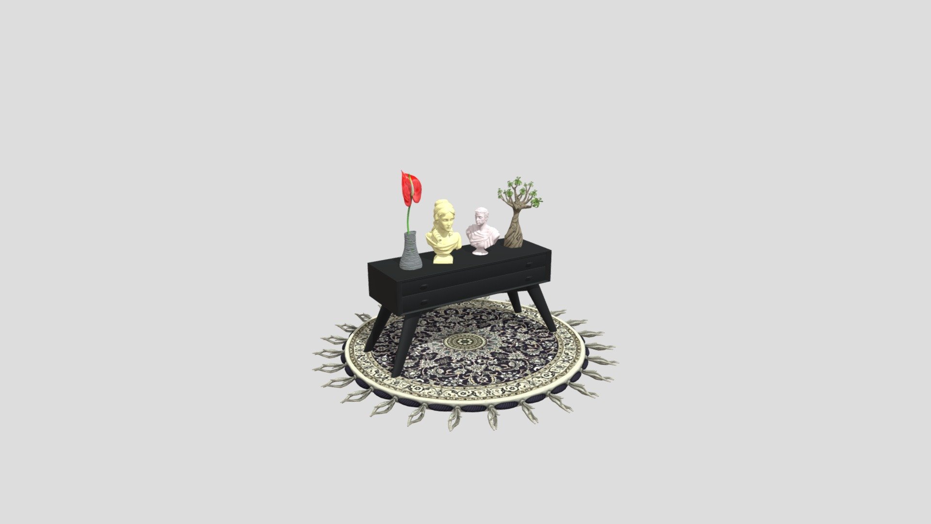Comò Arredato - 3D model by giada.torone [beea239] - Sketchfab