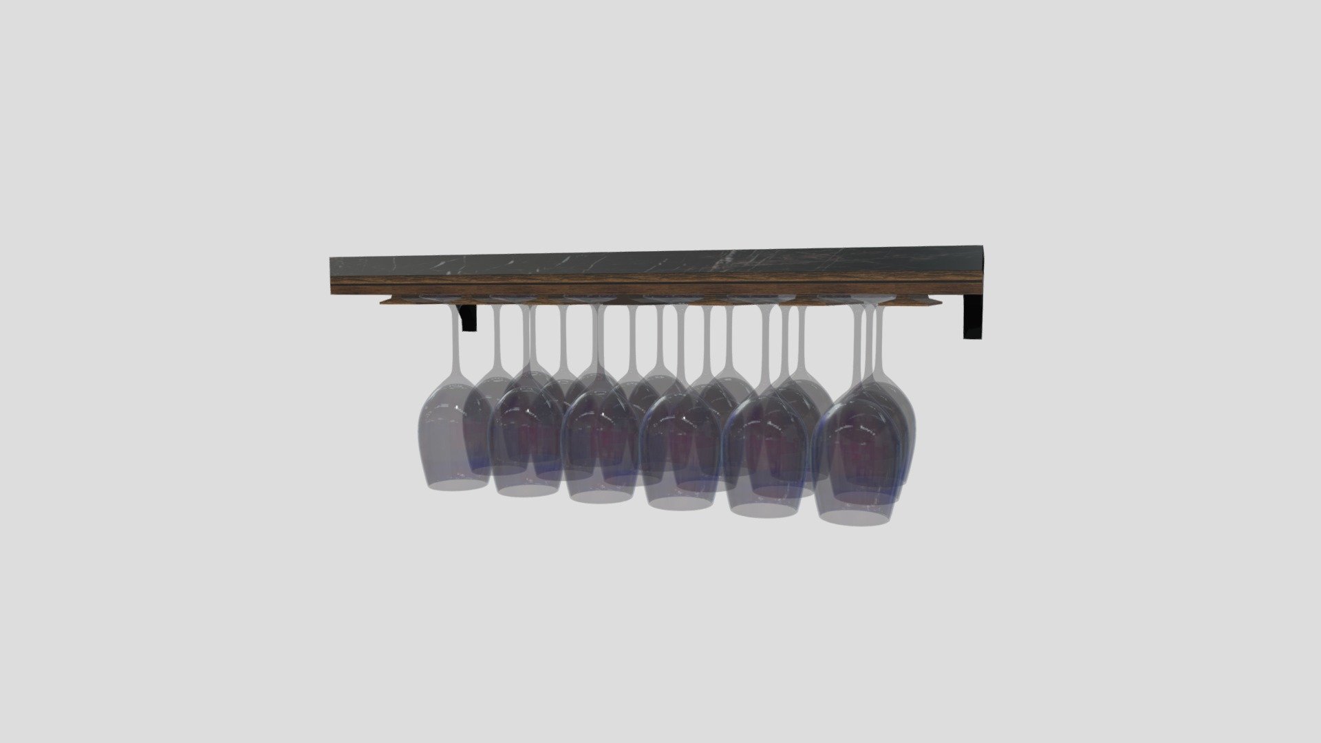 Wine glass rack - Download Free 3D model by Judah_Leon [beebb5a ...