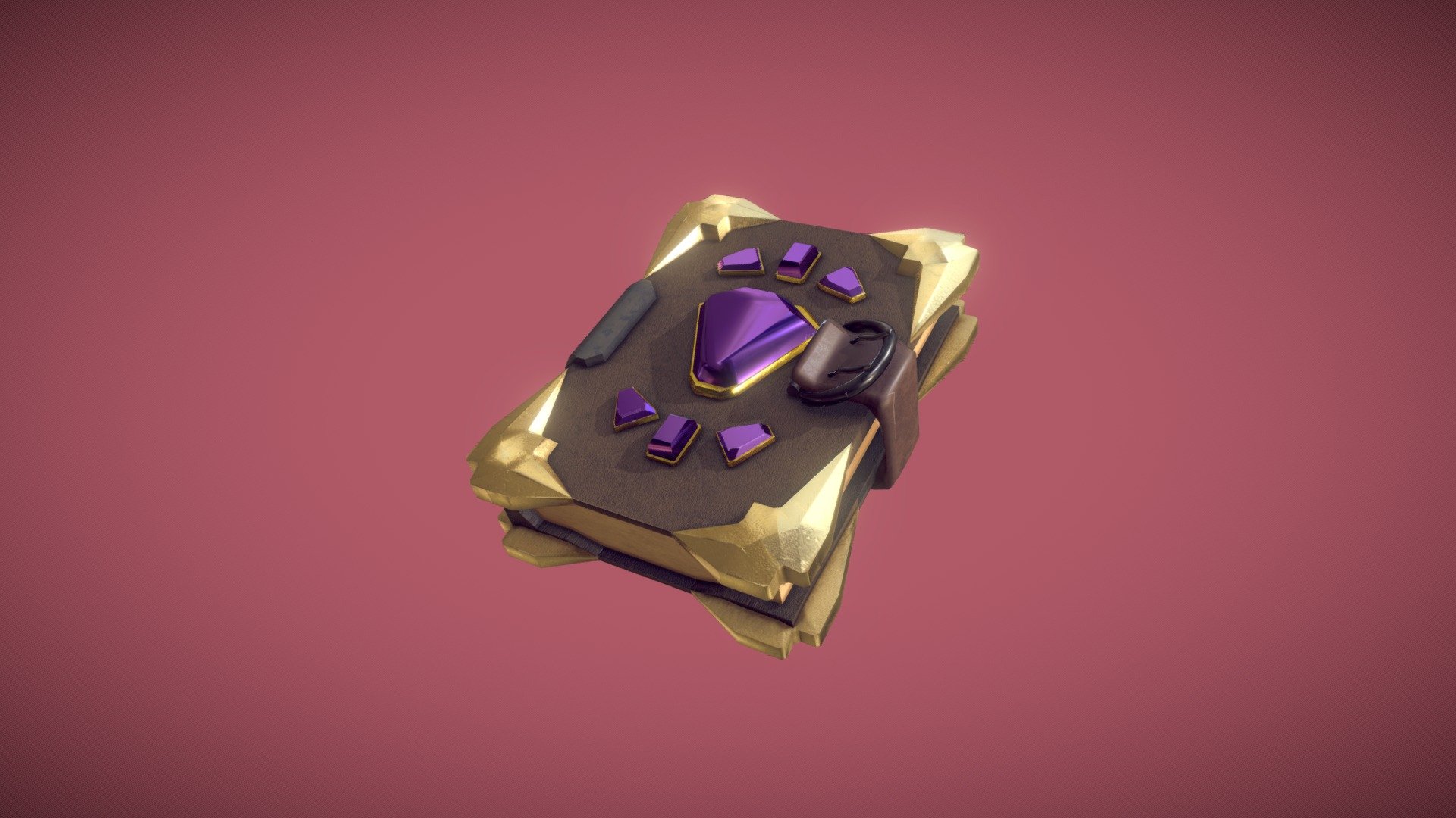 Magical Book - 3D model Render - Download Free 3D model by ...