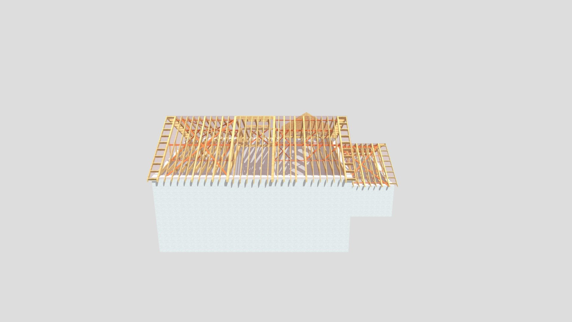 Storage Truss & Vaulted area - Download Free 3D model by b.ballyglass ...