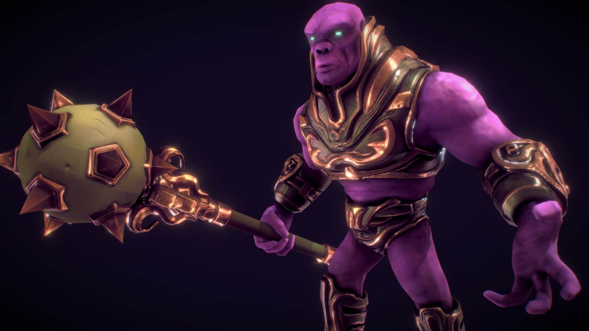 Alien Gladiator - 3D model by Chris Davis (@fuqzhet) [beee4a3] - Sketchfab