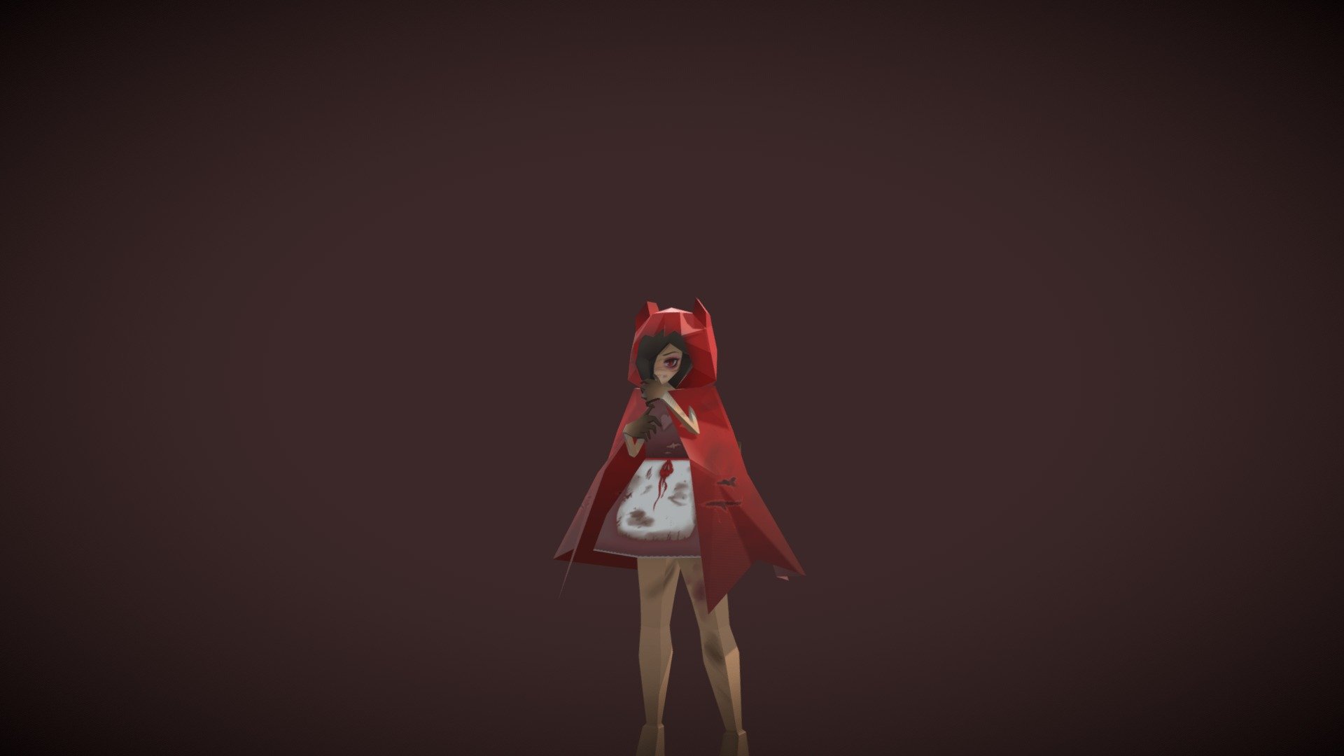 Little Red - 3D model by Elly-roseBurrowes [beef30d] - Sketchfab