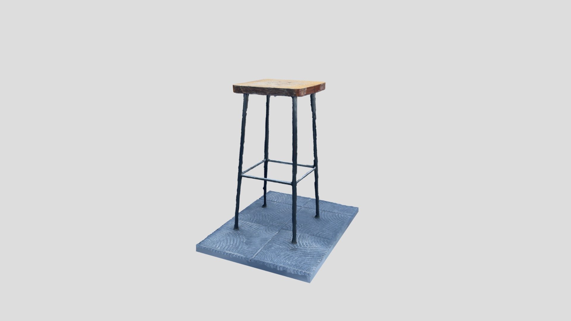 Wooden Stool - Proxy Scan - 3D model by saulatepicgames [beef80e ...
