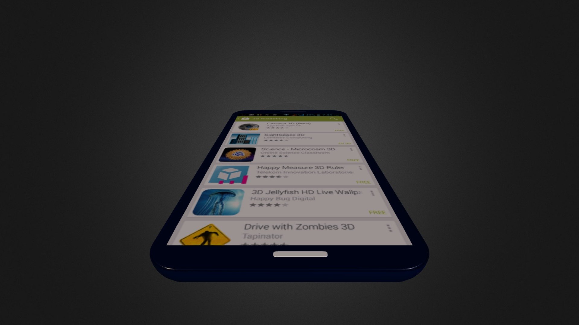 Smartphone.3DS - 3D model by Tarun J Thomas (@tarunjt) [bef0251 ...