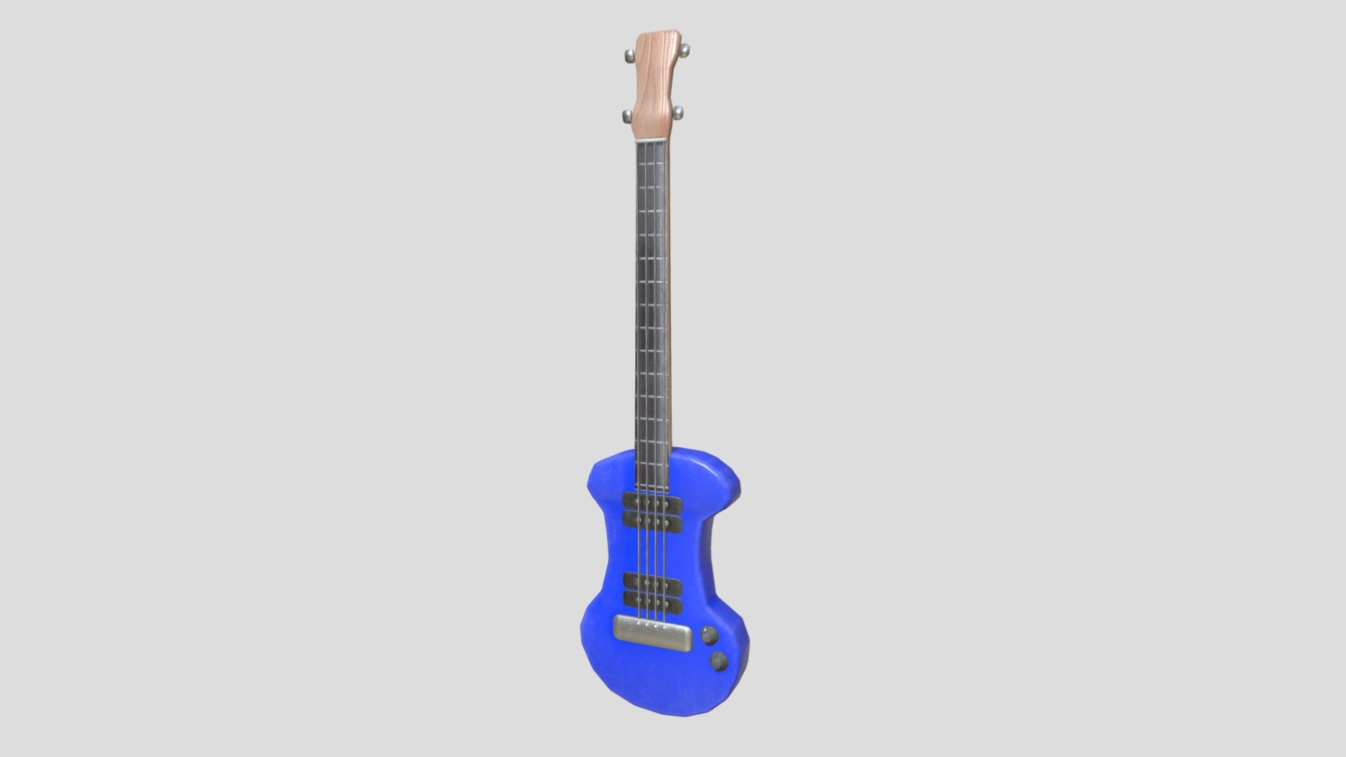 Simple Bass Guitar - 3D model by gluttonia [bef1087] - Sketchfab