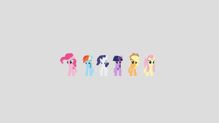 My-little-pony 3D models - Sketchfab