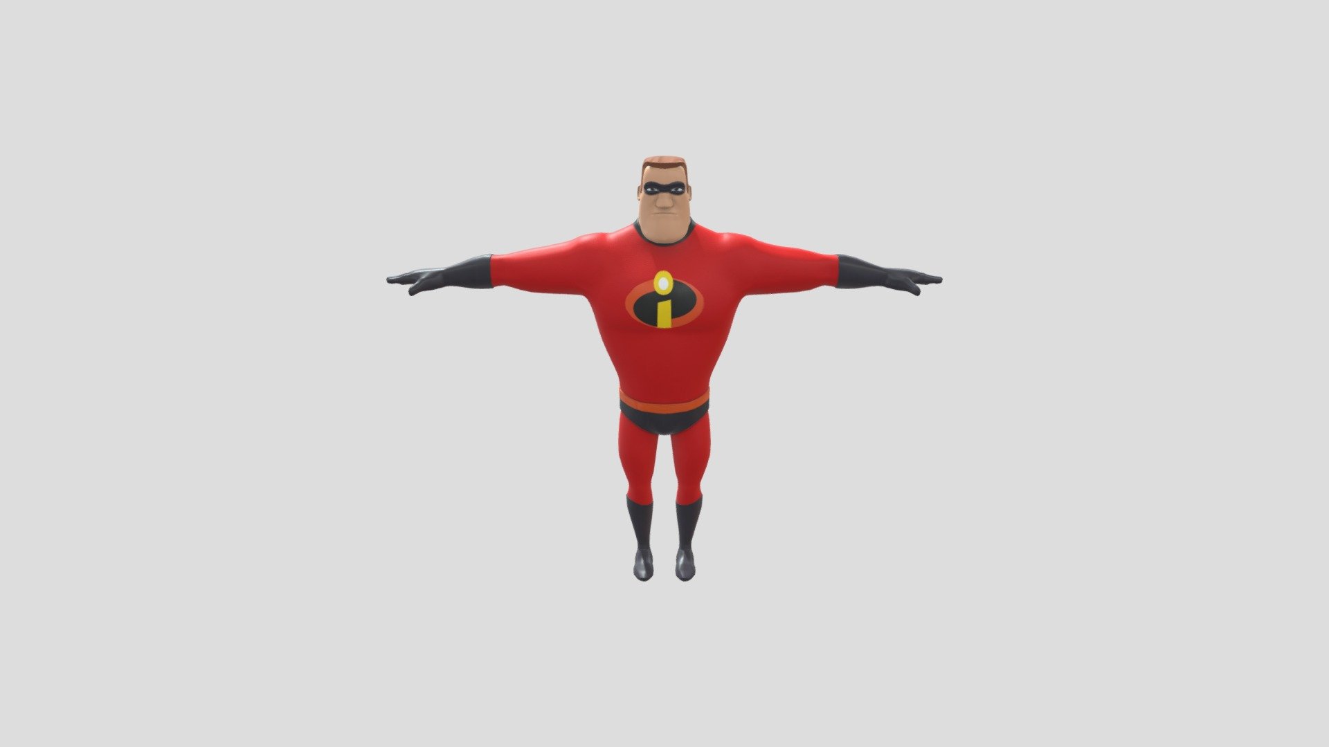 Mr.Incredible - 3D model by JINITH [bef2d7a] - Sketchfab