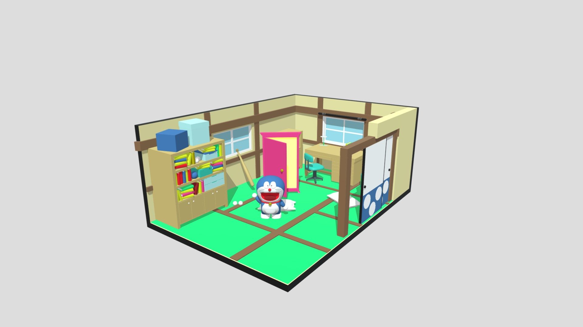 Doraemon - 3D model by s10studios [bef380d] - Sketchfab