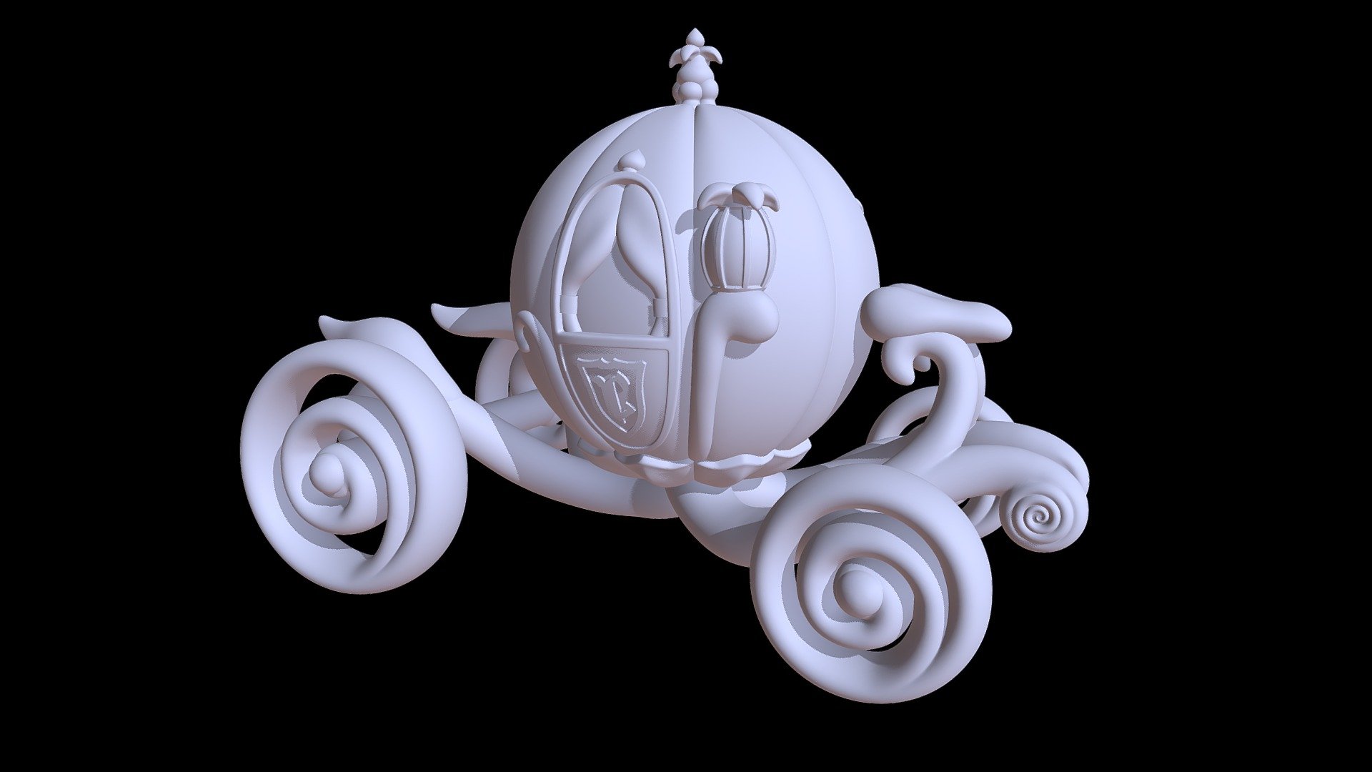 Cinderella carriage - 3D model by svyART [bef401b] - Sketchfab