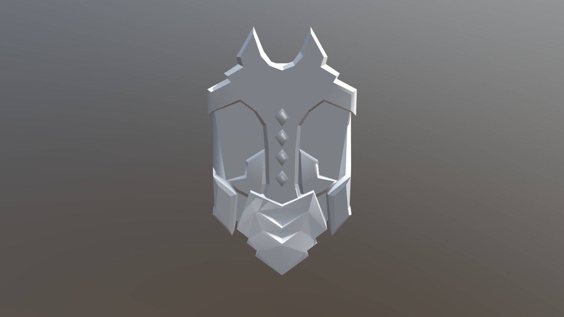Low Poly Shield Nov2018 - 3D model by MGrazioplene [bef40f8] - Sketchfab