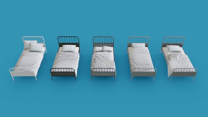 Beds 3D models - Sketchfab