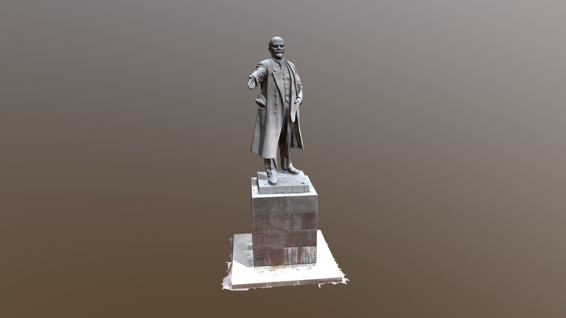 Lenin memorial Boksitogorsk - 3D model by Alex (@Gremli) [bef662b ...