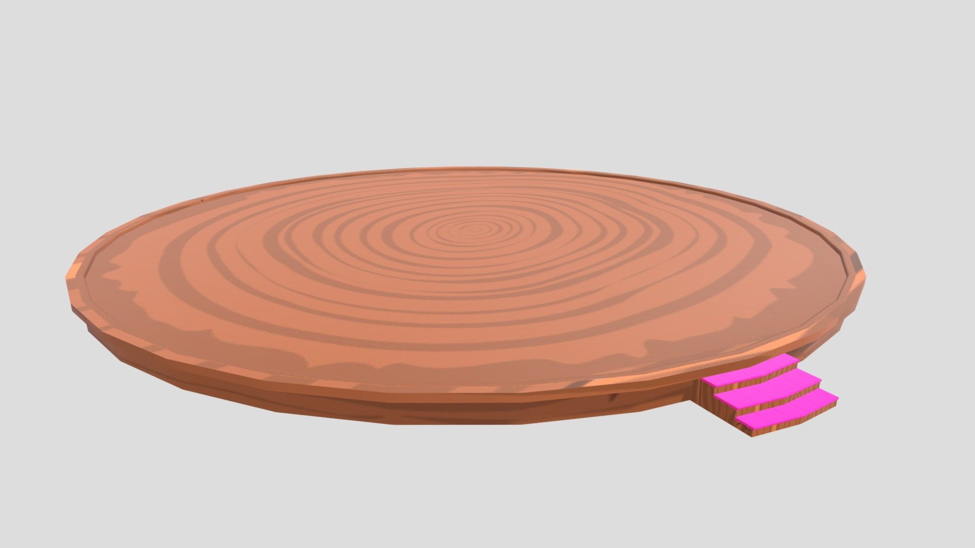 Tree Stump Wooden Platform - 3D model by justme530 (@elainewest00 ...