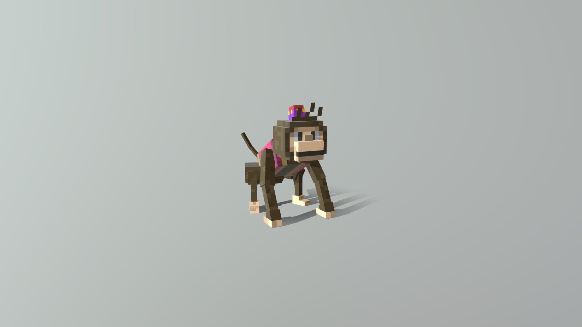 Abu the monkey - 3D model by ZurrasatsuAddon [bef9b06] - Sketchfab