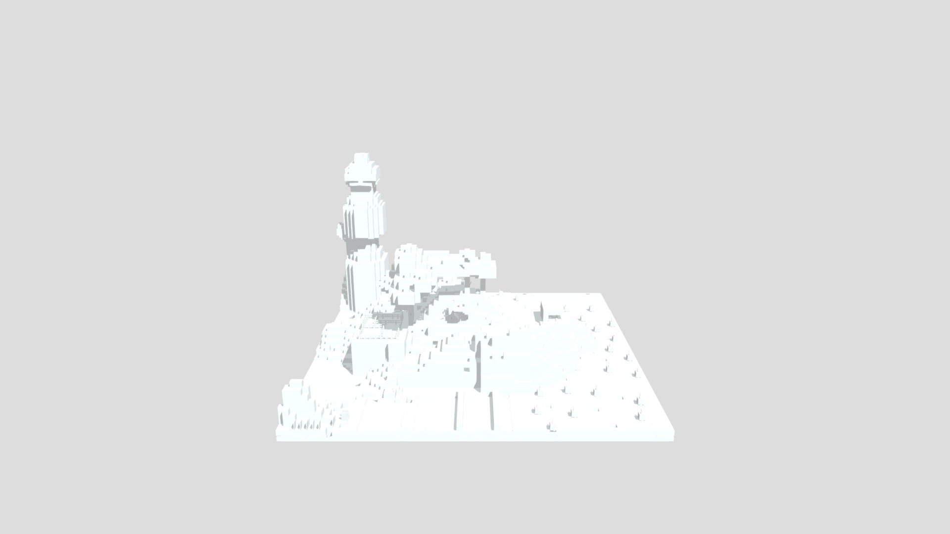 Survival Minecraft Island - Download Free 3D model by jefferyjohn ...