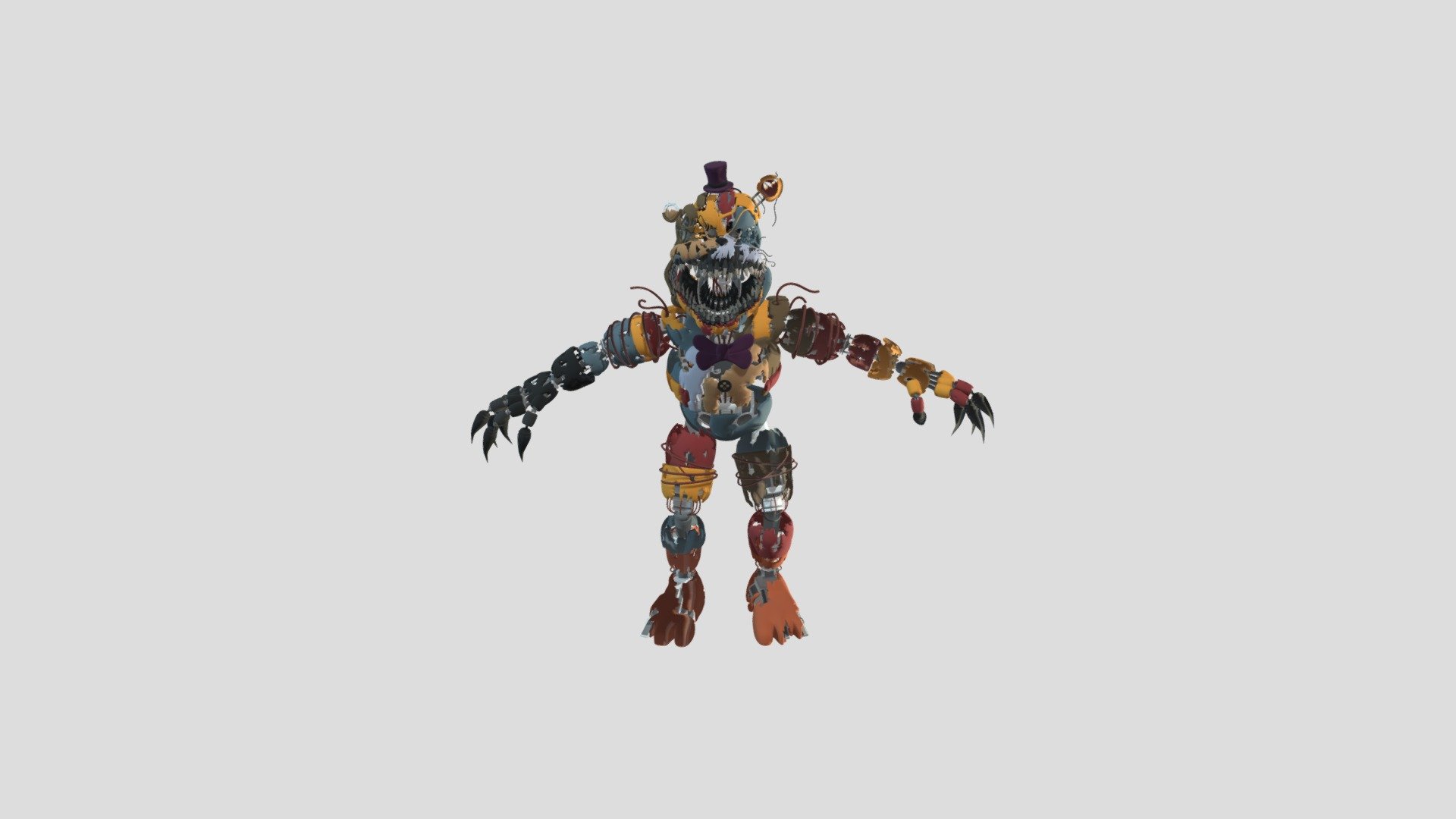 _fnaf+4+hybrid+v2 (1) - Download Free 3D model by KozlovIII [bef9f3e ...