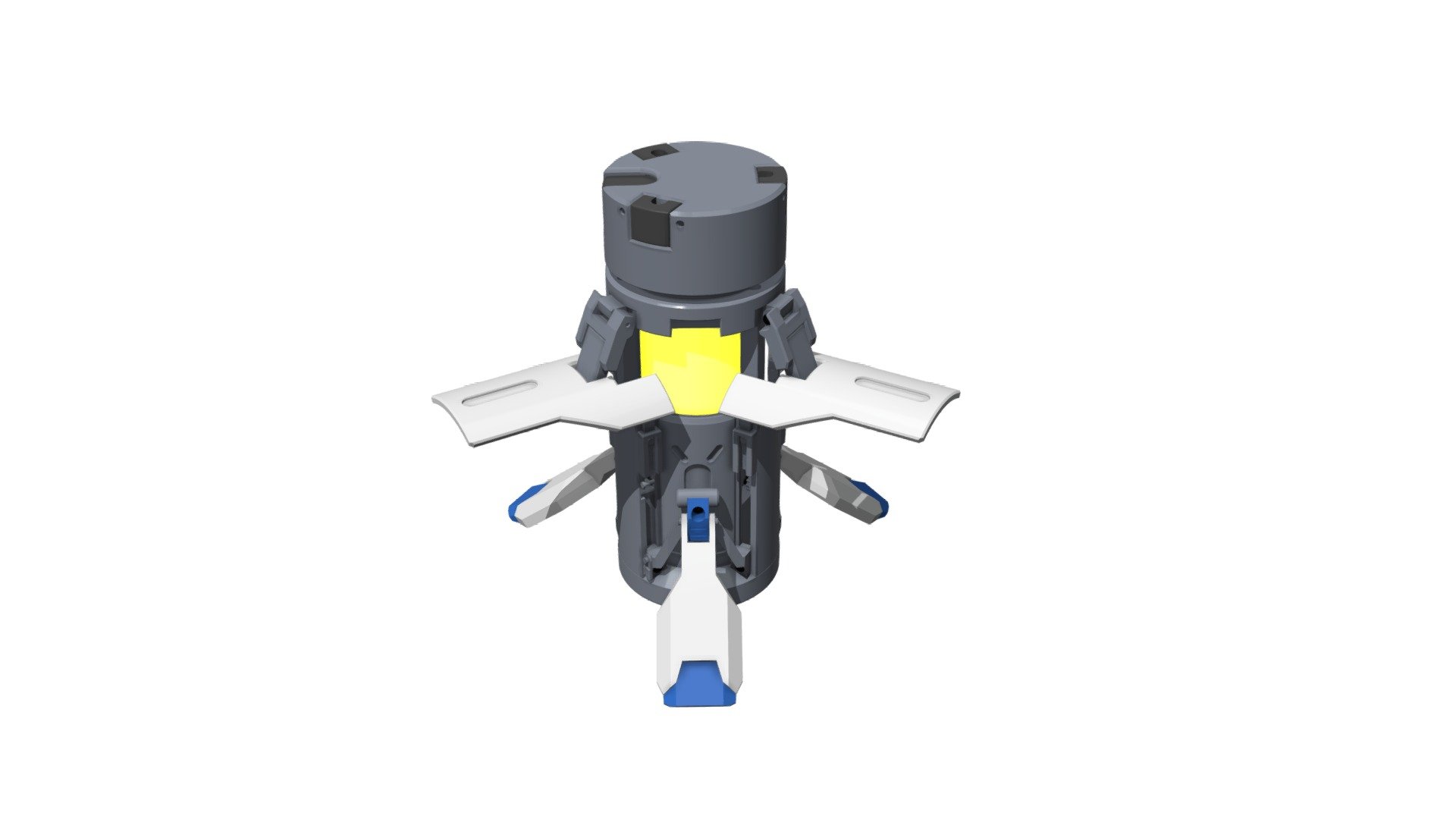 Soldier 76 Biotic Field - Printable 3d model - Buy Royalty Free 3D ...