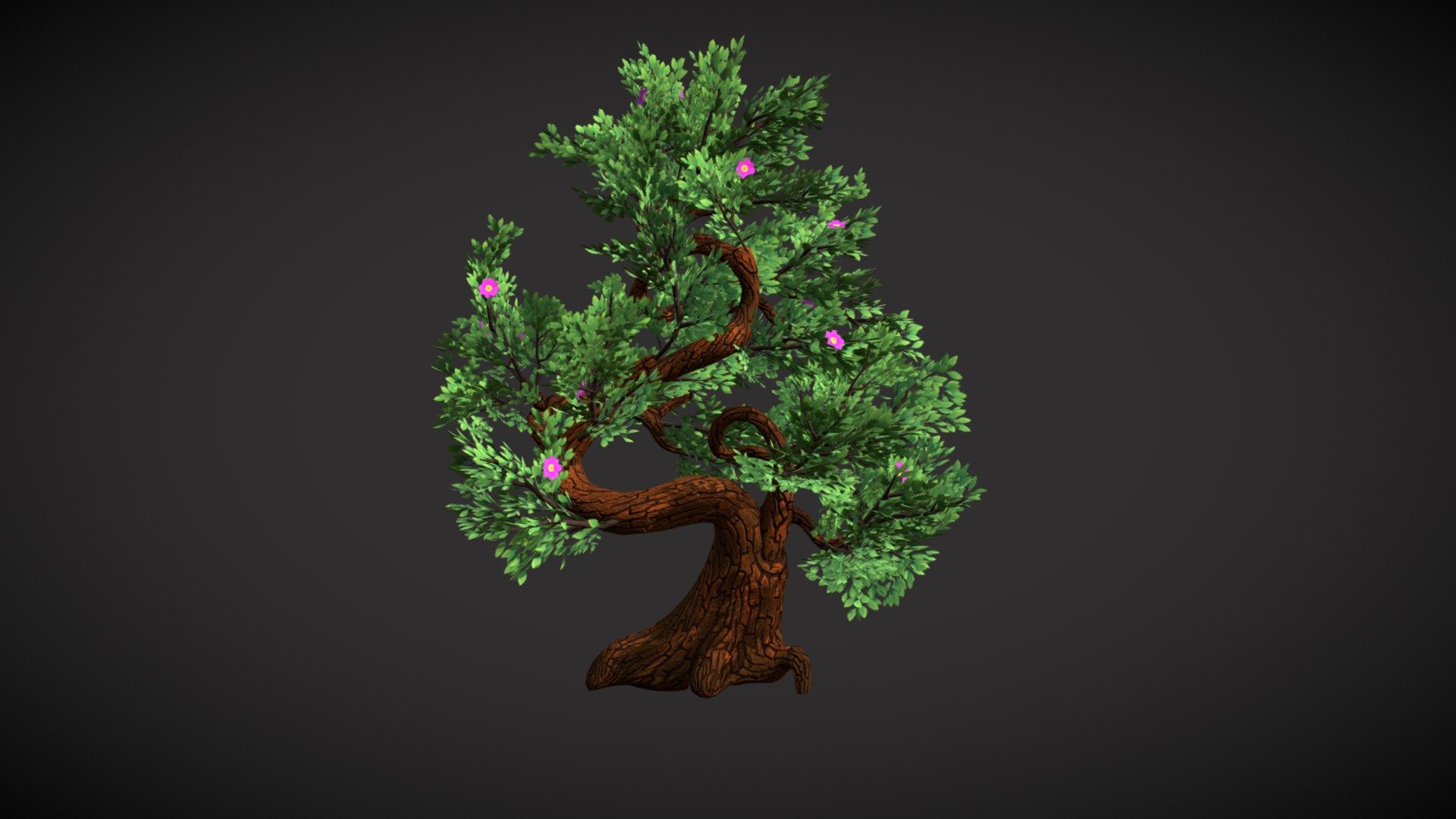 Tree with Flowers - Buy Royalty Free 3D model by Skazok [befc599 ...