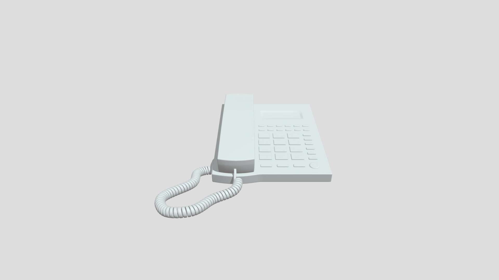 Office Phone - 3D model by rachelmancour [befc87e] - Sketchfab