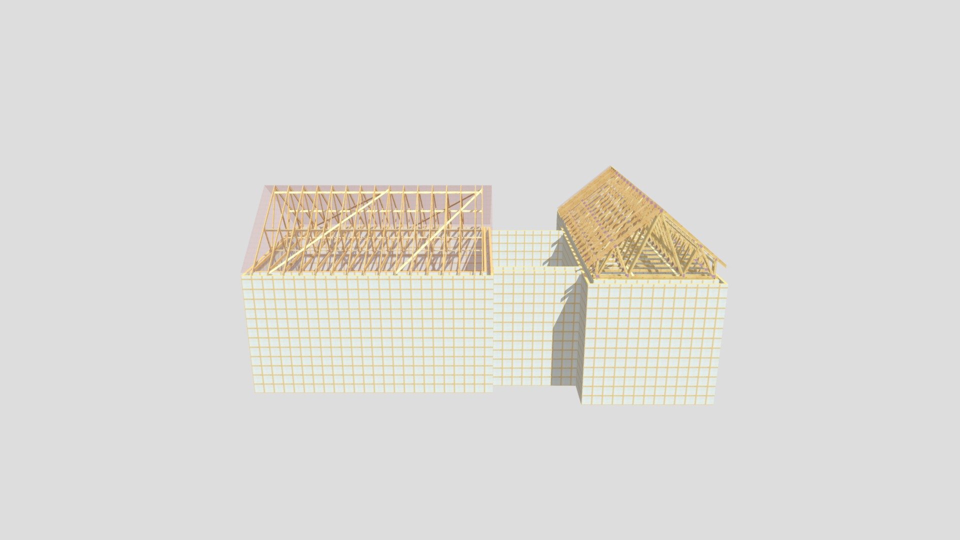 House_-_ Roof_ Design - 3D model by RoofTrusses2023 [befd576] - Sketchfab