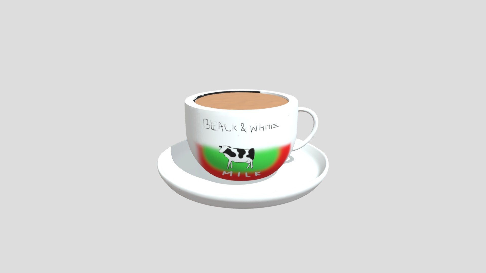 Hot Milk Tea (for assessment) - 3D model by alfred.c [befdbdc] - Sketchfab