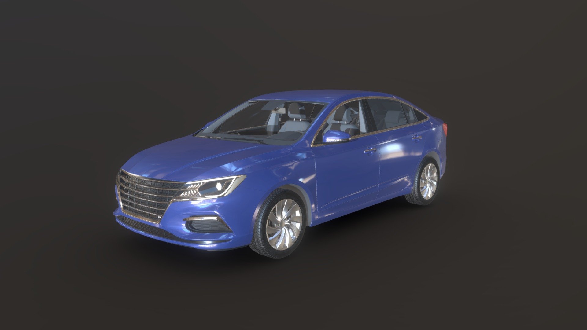 Sedan Car - 3D model by lyoshko [befe4ba] - Sketchfab