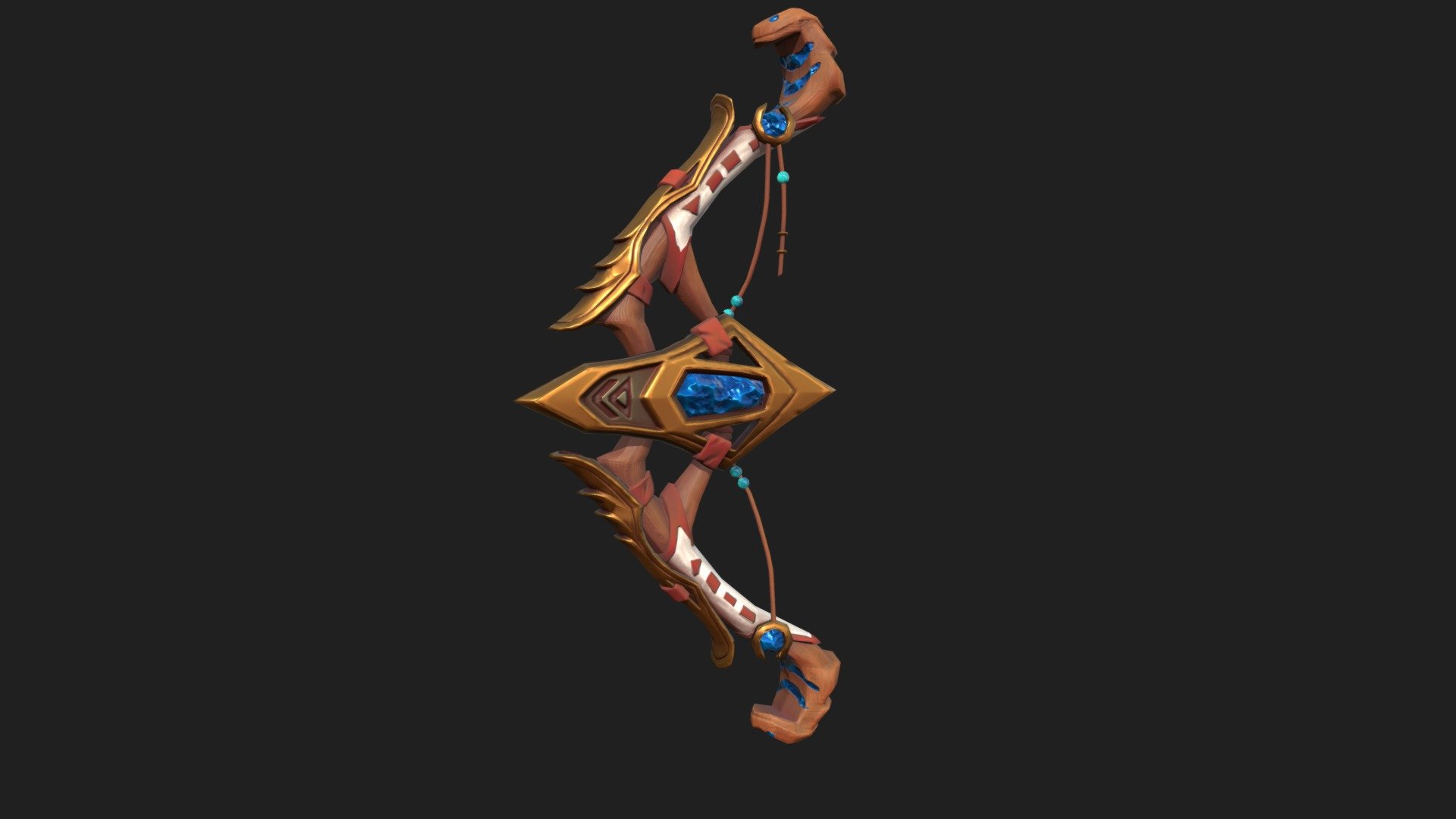 Stylized Bow - 3D model by Anastasiia.Svitlychna (@Anastasiya ...