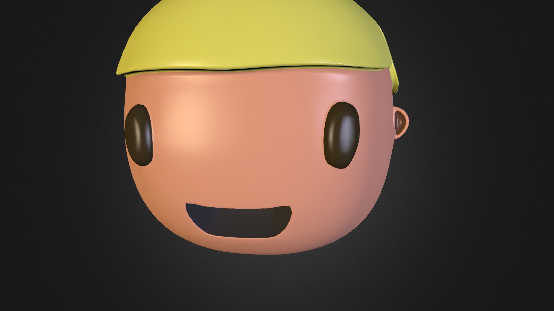 Cartoon Head - 3D model by crb [befeb44] - Sketchfab