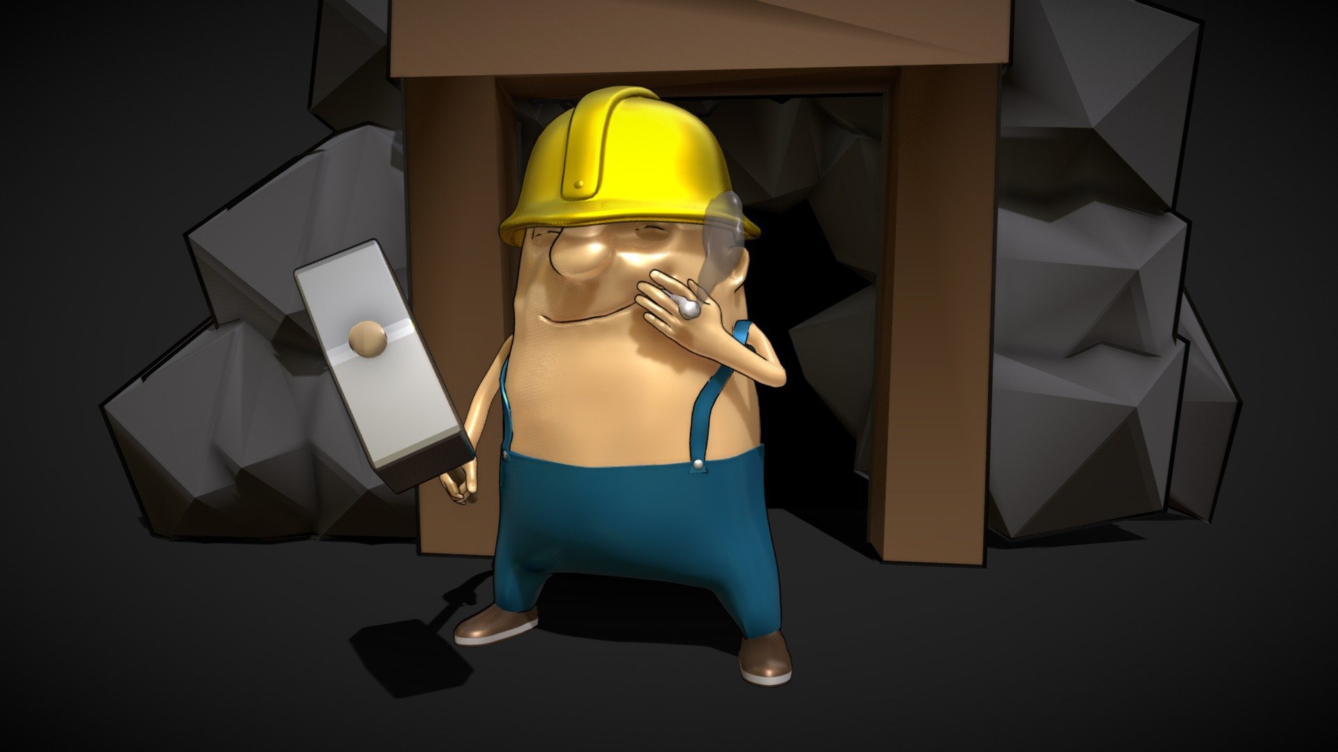 Miner - Download Free 3D model by KillerBear [beff063] - Sketchfab