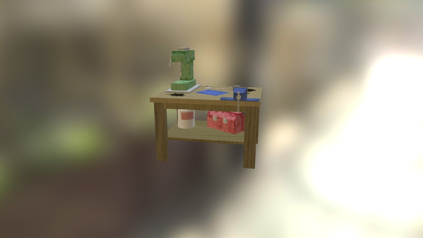 Workbench - 3D model by cbeck16 [bf03a79] - Sketchfab