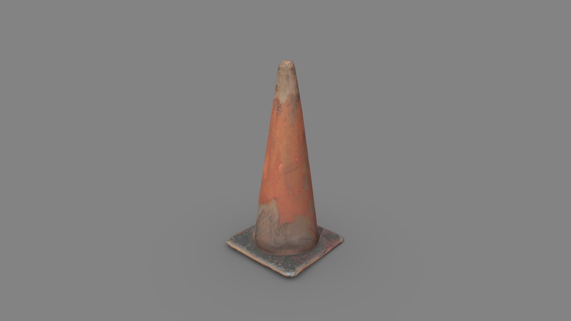Traffic Cone Old Red Scan - 3D model by lzou [bf03d2c] - Sketchfab