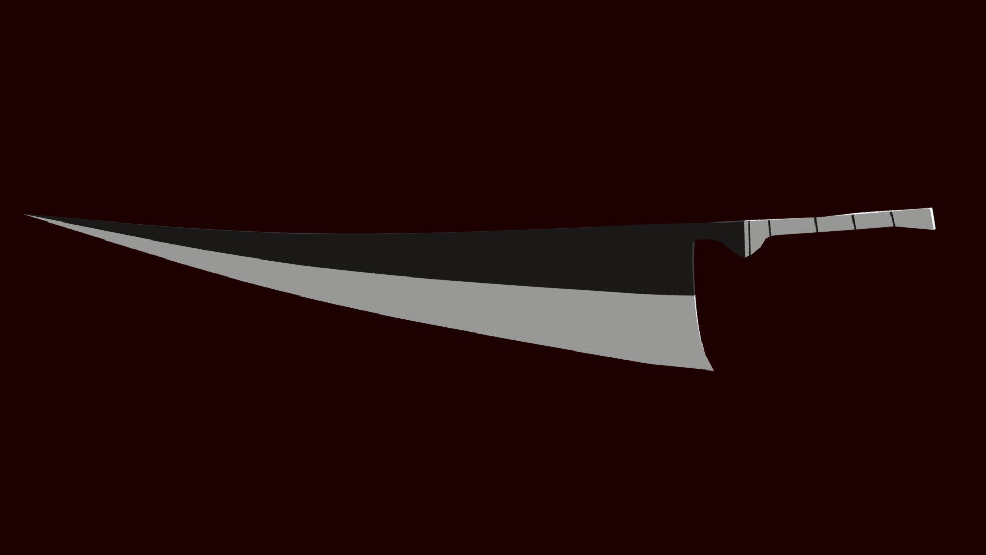 Zangetsu Sword Bleach - 3D model by haibai [bf05215] - Sketchfab