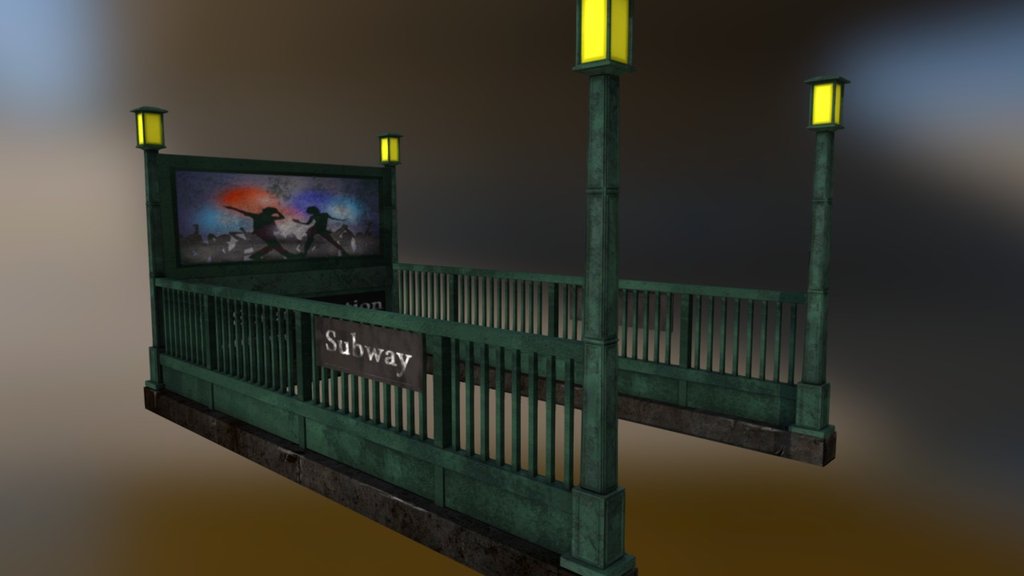 subway - 3D model by Chinmay Dubey (@chinmaydubey) [bf068a0] - Sketchfab