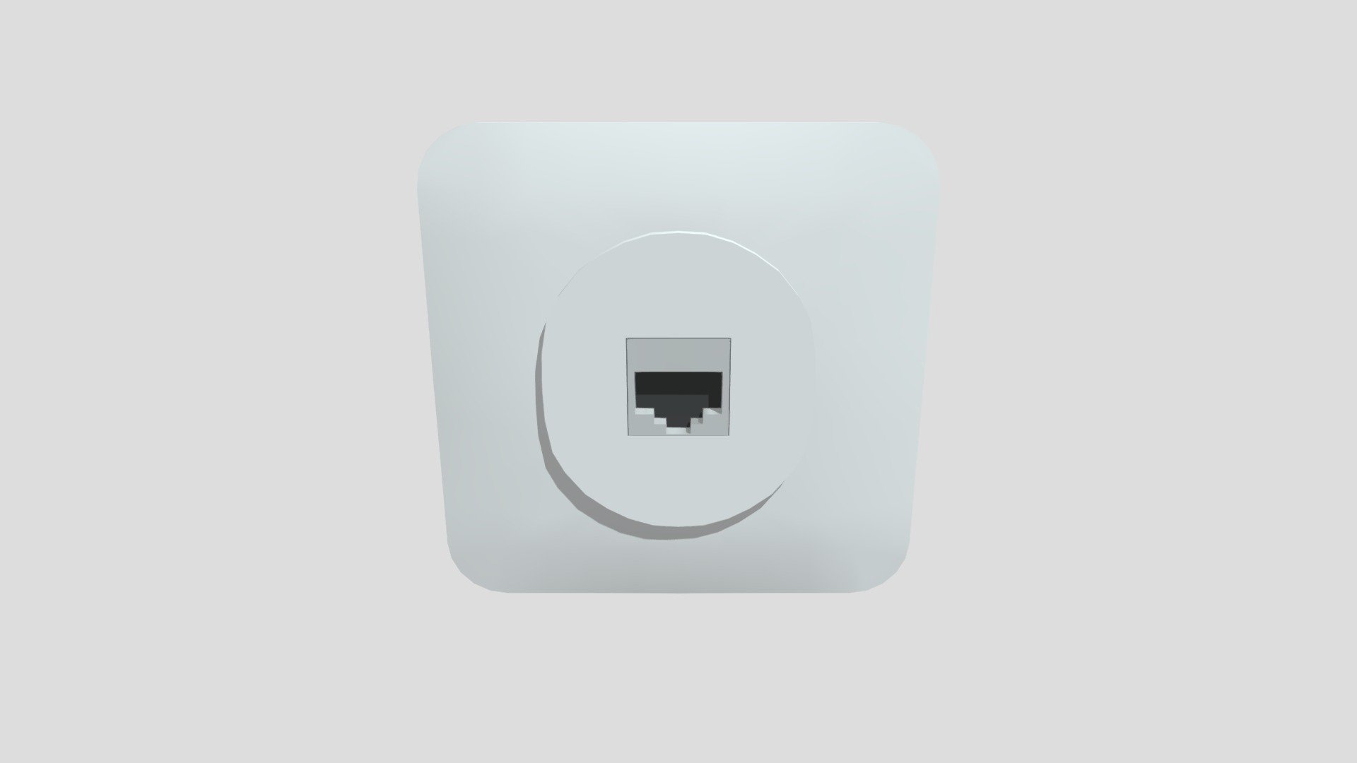 Rounded rj45 plug - Download Free 3D model by 1-3D.com [bf06cb2 ...
