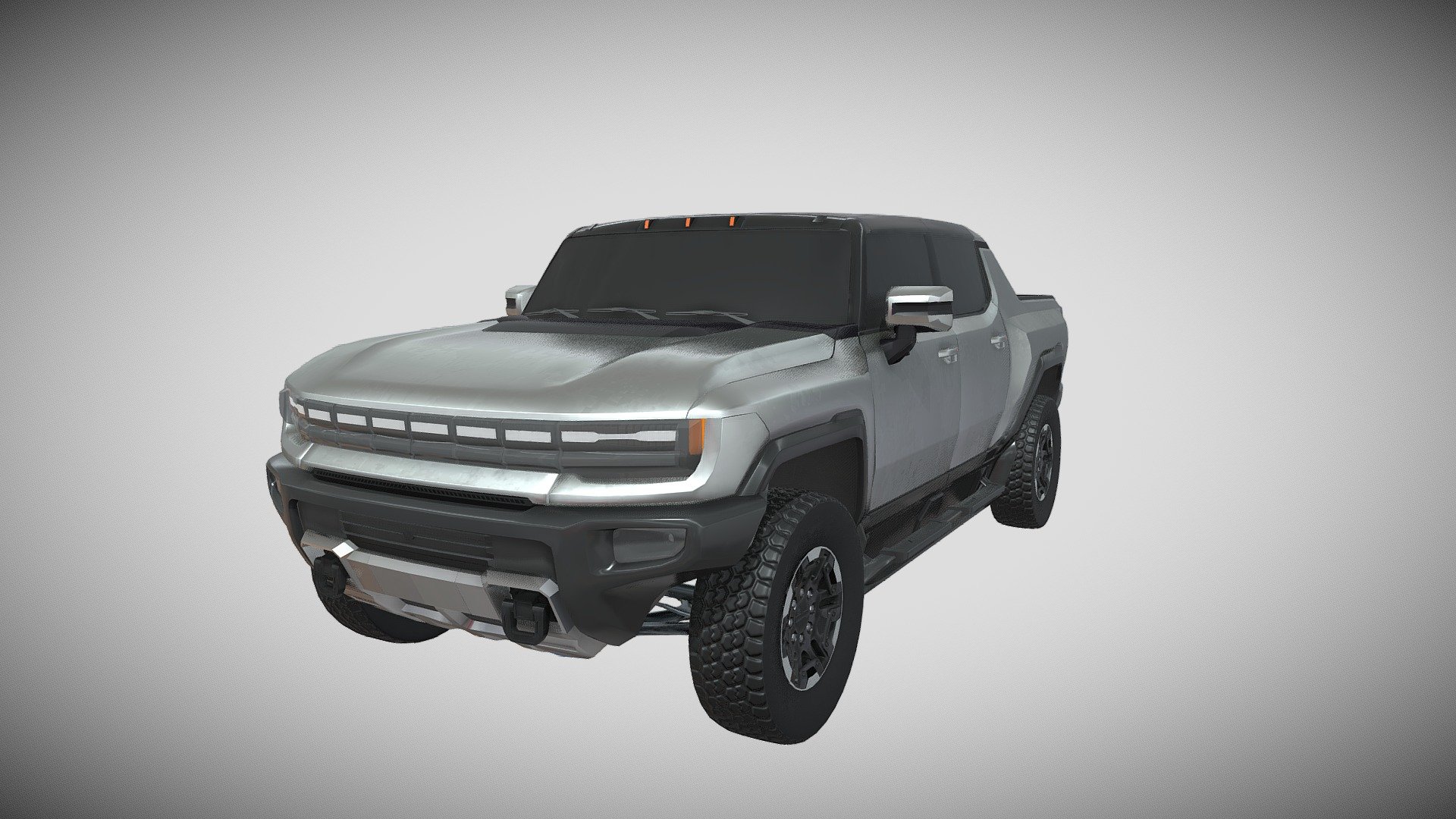 Hummer_EV_Low_Poly (Exterior) - 3D model by Yolo (@yolo_7) [bf08744 ...