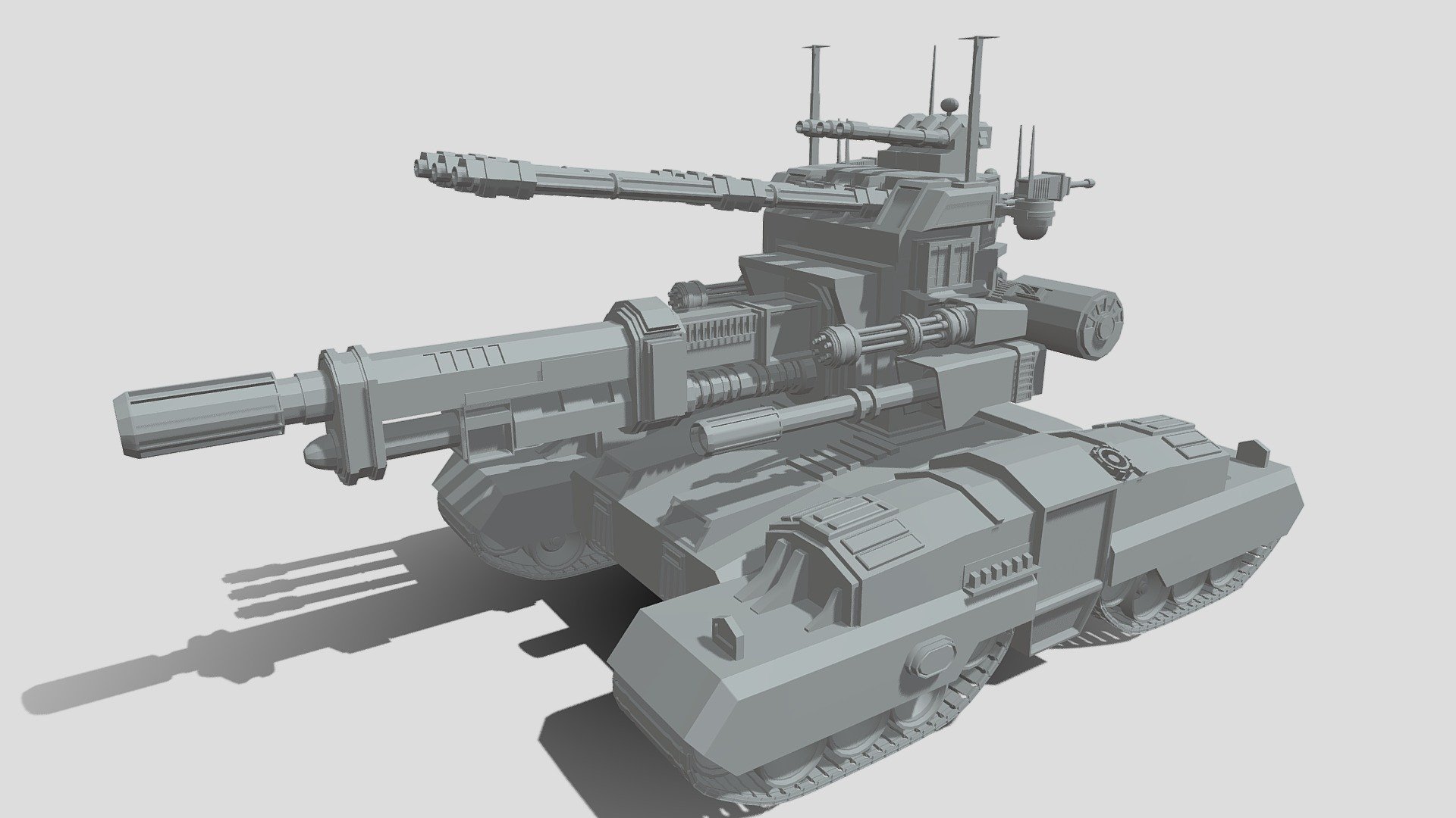 Sci-fi tank - 3D model by Panther5 [bf08ba6] - Sketchfab