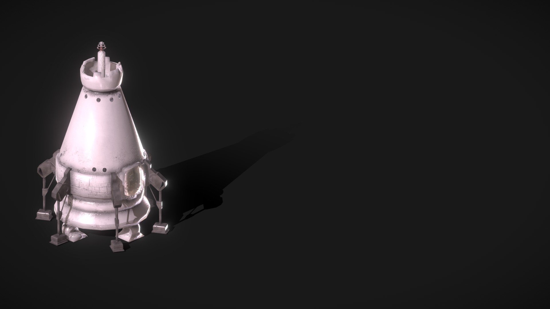 Rocket Ship - 3D model by Alexander Belalis | Digital Artist ...
