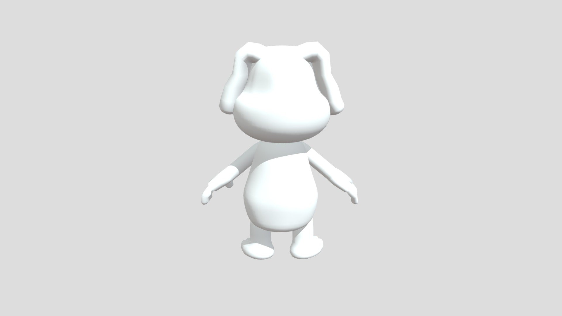 Talking Ben Not Textured - 3D model by Love (@grigoriytanskiy) [bf0d792 ...