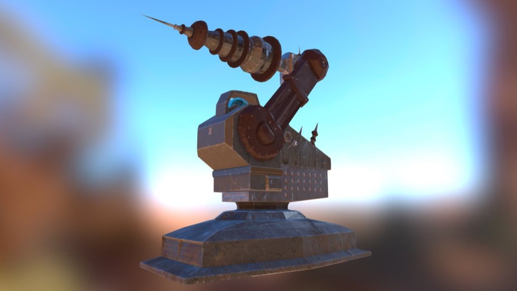 Giant Ray Gun - 3D model by Mad_Lobster_Workshop [bf0e8e2] - Sketchfab